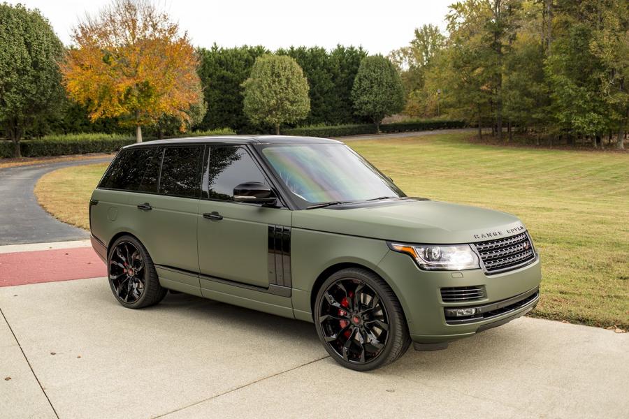 Land Rover Range Rover HSE Matte Green on Forgiato Wheels (F2.16) 2017 ...