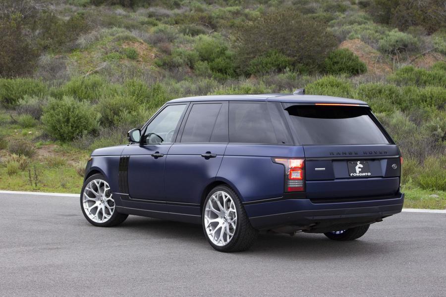 Land Rover Range Rover HSE Matte Purple on Forgiato Wheels (Drea-M ...