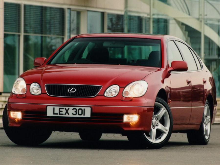 Lexus GS300 1997 года выпуска для рынка Великобритании и Ирландии. Фото ...