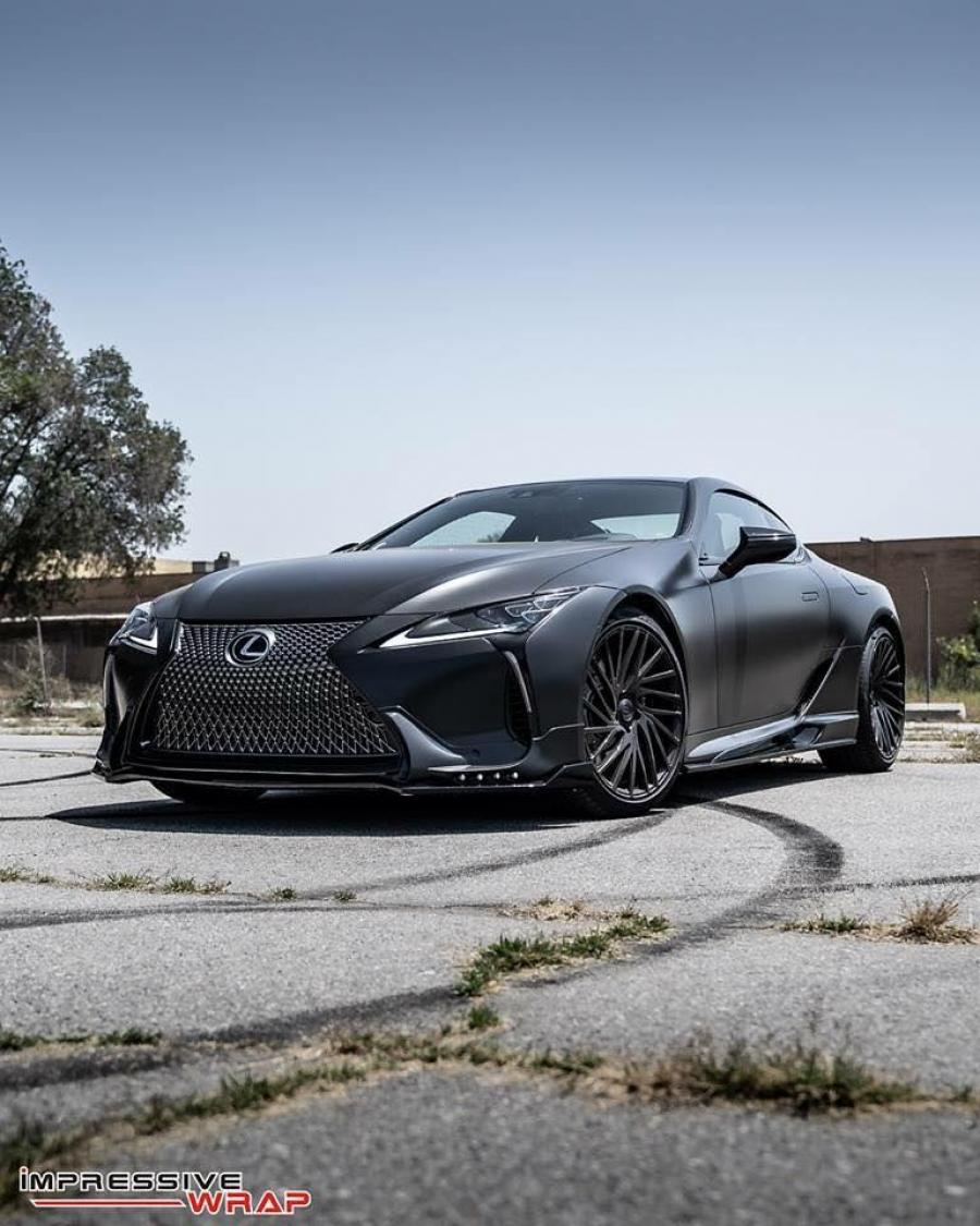 Lexus RC500 Satin Black by Impressive Wrap 2018 года выпуска. Фото 1 ...