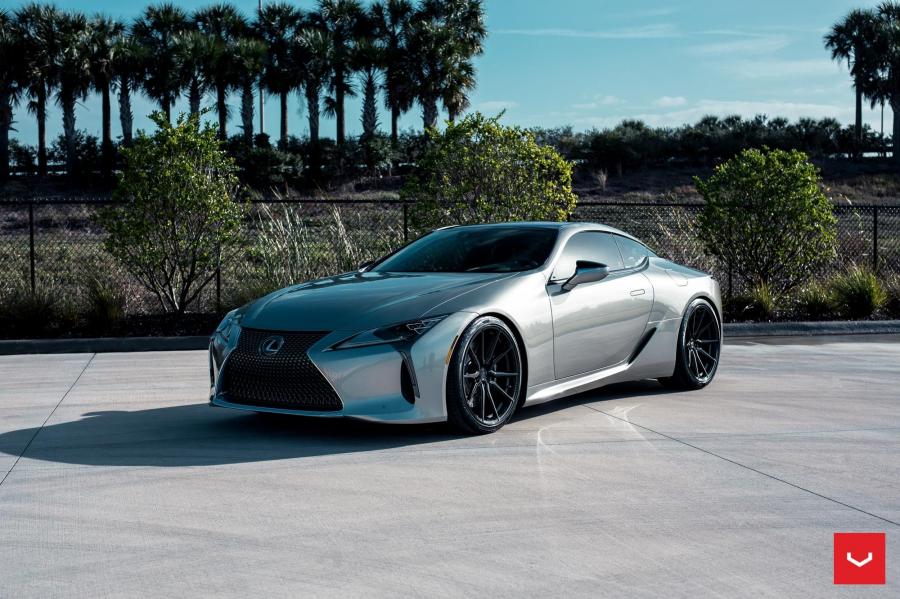 Lexus LC500 Liquid Platinum on Vossen Wheels (HF-3) 2019 года выпуска ...