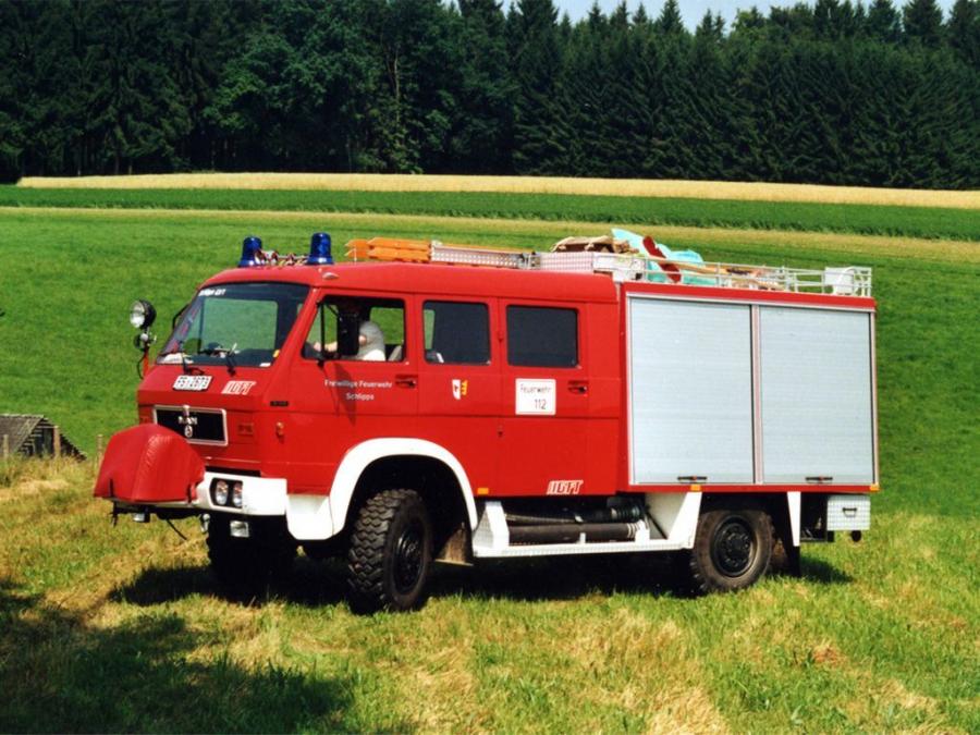 MAN-Volkswagen G90 Firetruck 1987 года выпуска. Фото 1. VERcity