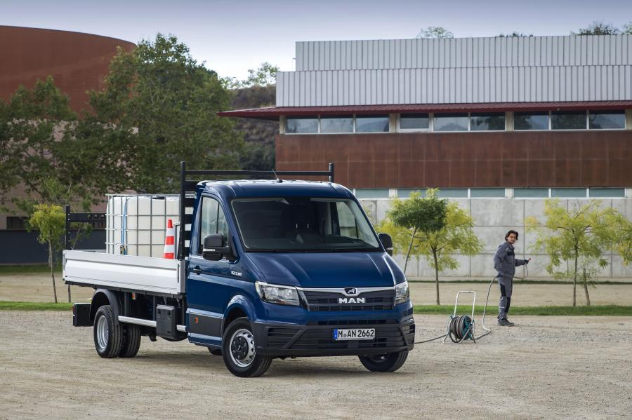 MAN TGE 5.180 Chassis Cab 2017 года выпуска. Фото 3. VERcity