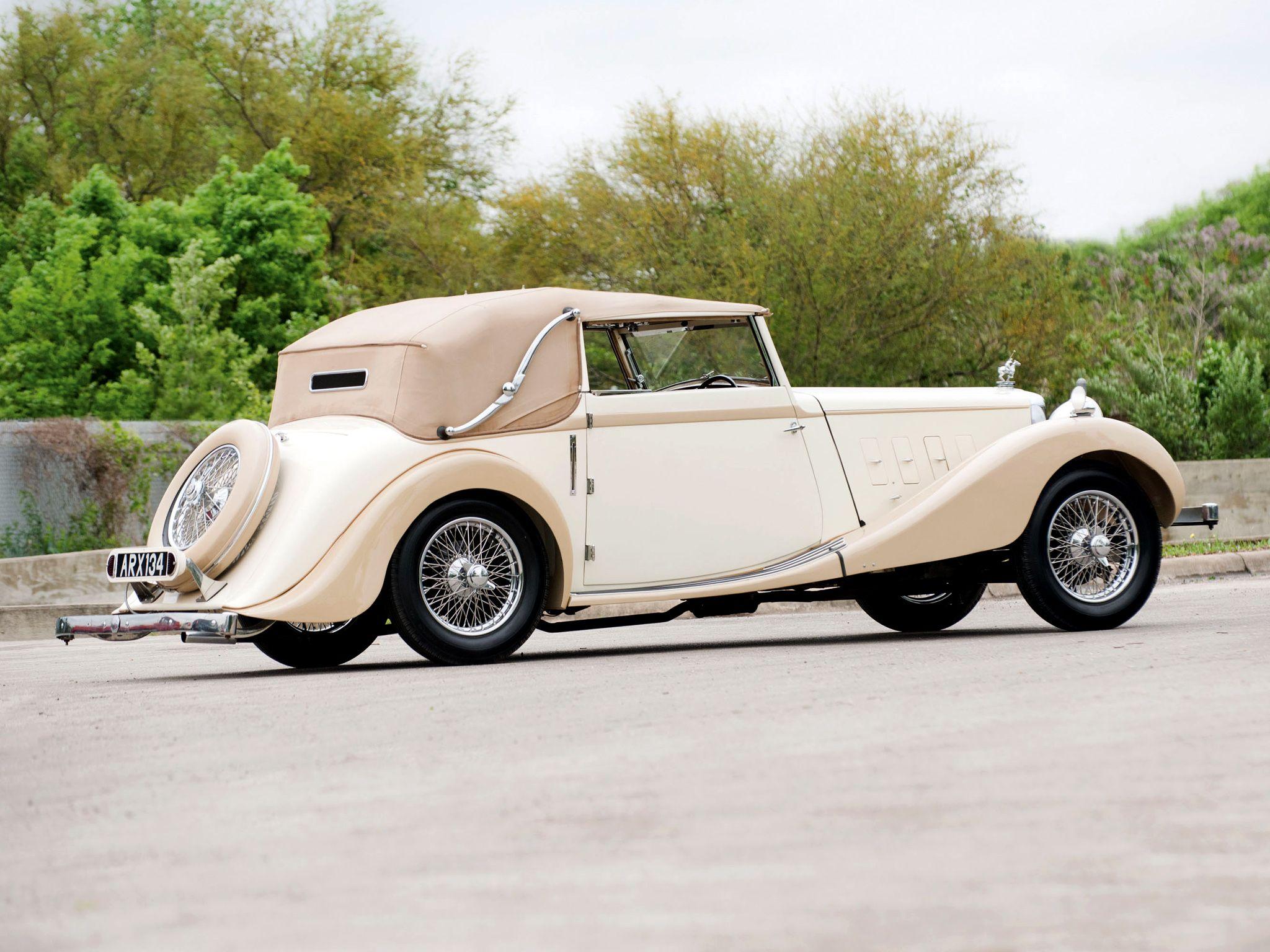 MG SA Tickford Drophead Coupe 1936 года выпуска. Фото 13. VERcity