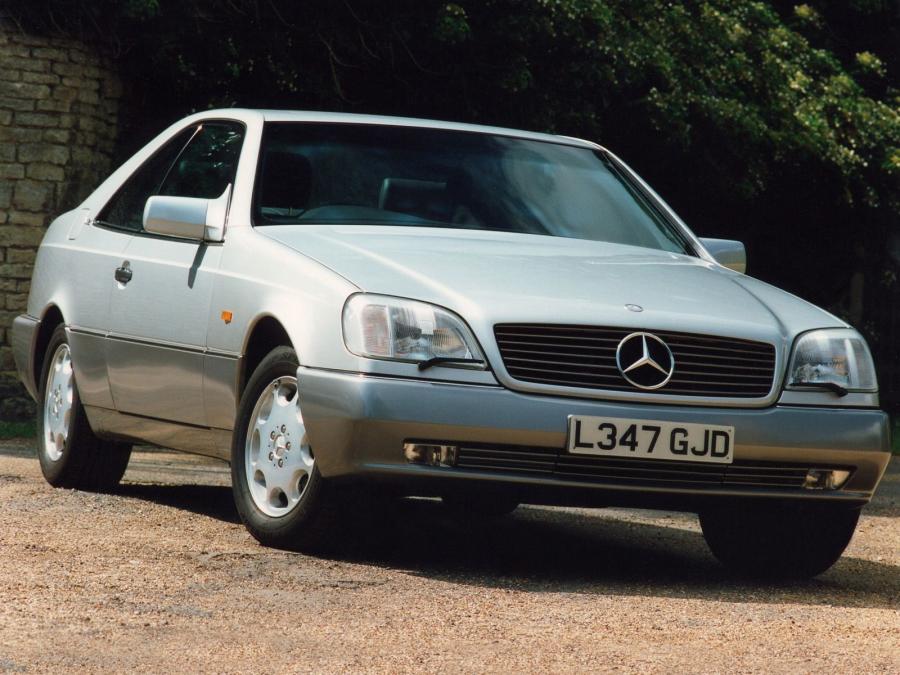 Mercedes-Benz 600 SEC 1992 года выпуска для рынка Великобритании и ...