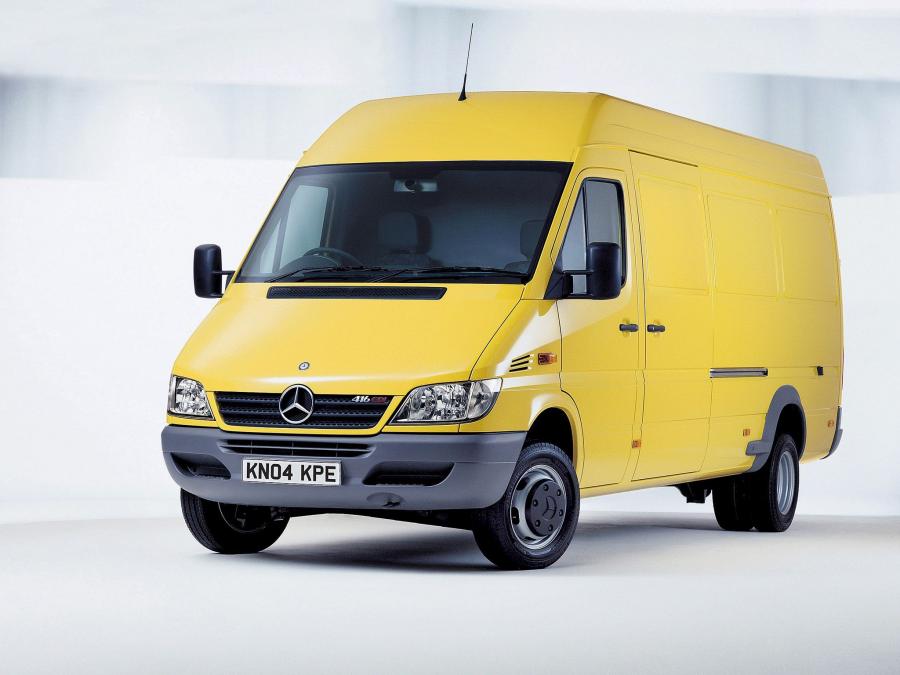 Mercedes-Benz Sprinter Van 2000 года выпуска для рынка Великобритании и ...