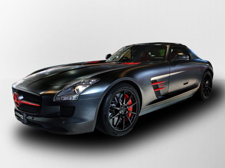 Mercedes-Benz SLS AMG Matte Black 2011 года выпуска. Фото 1. VERcity