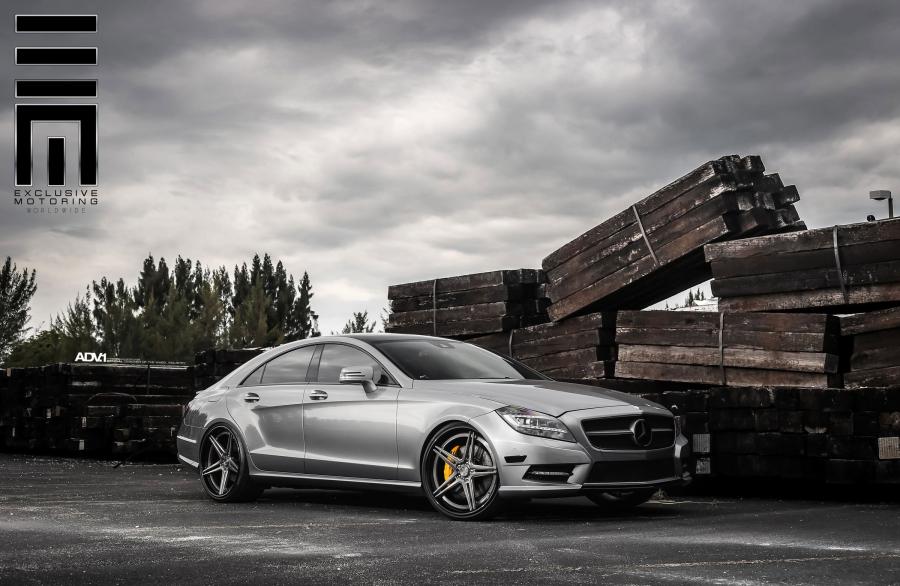 Mercedes-Benz CLS550 on ADV.1 Wheels (ADV05TSSL) 2015 года выпуска ...