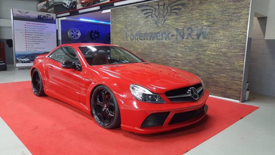 Mercedes-Benz SL500 Black Series by Prior Design and Folienwerk-NRW ...