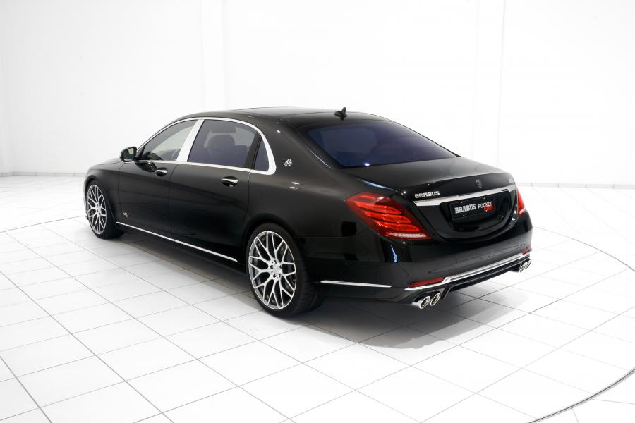 Mercedes-Maybach Rocket 900 in Black on White Leather by Brabus 2016 ...