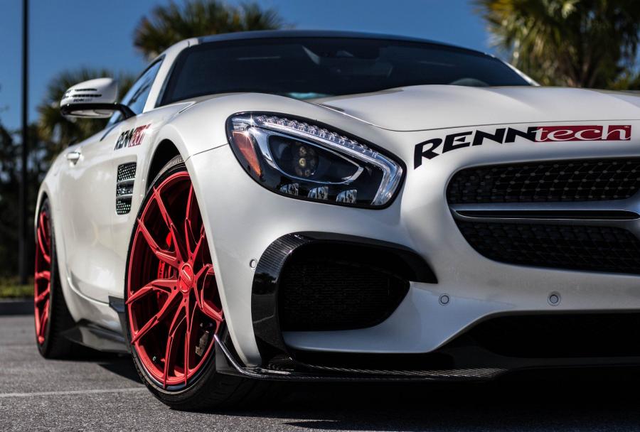 Детали экстерьера Mercedes-AMG GT S R3 by RENNtech 2018 года выпуска ...