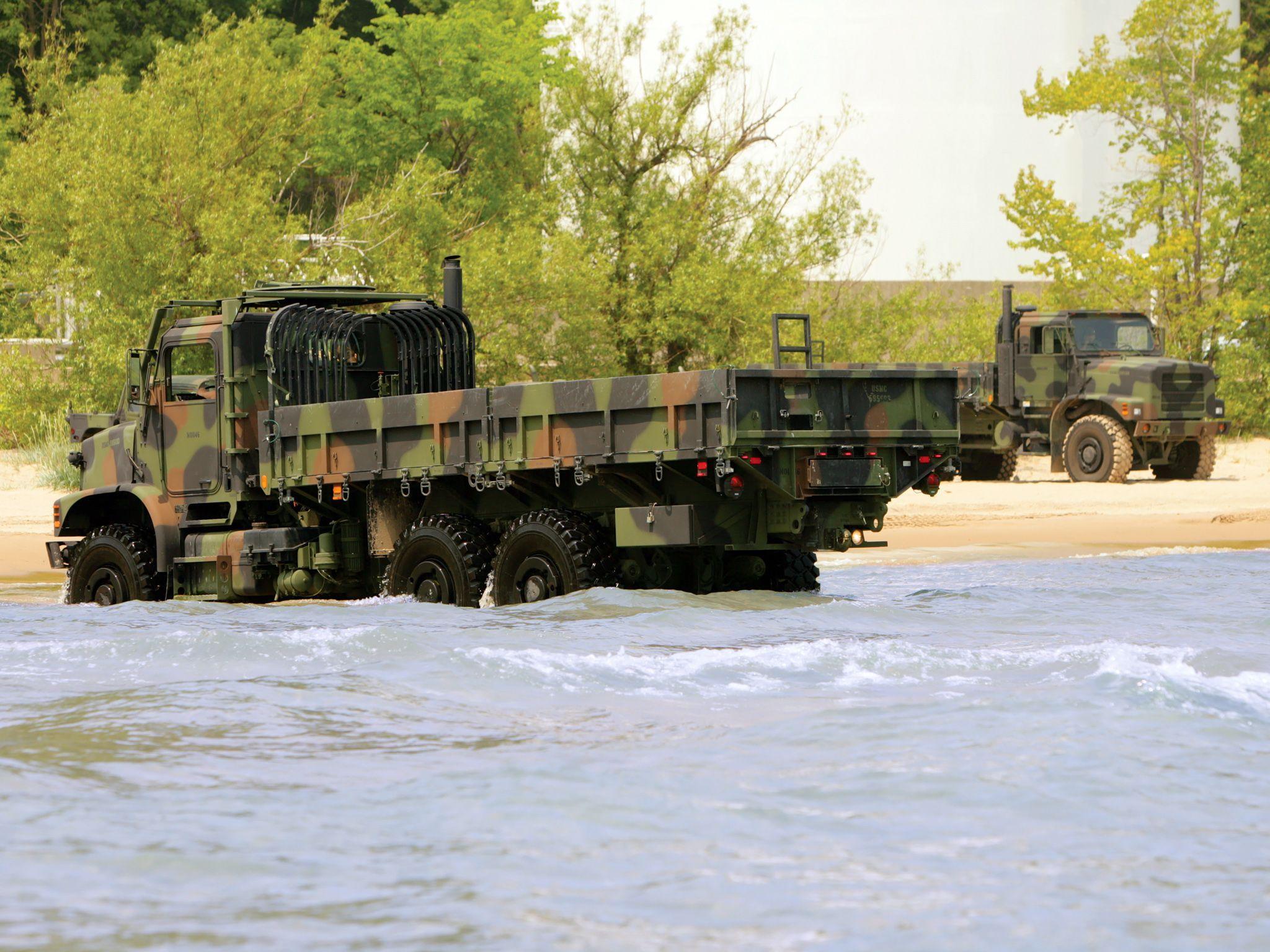 Oshkosh MTVR 6x6 Extended Cargo Truck в кузове MK27/MK28 2005 года ...