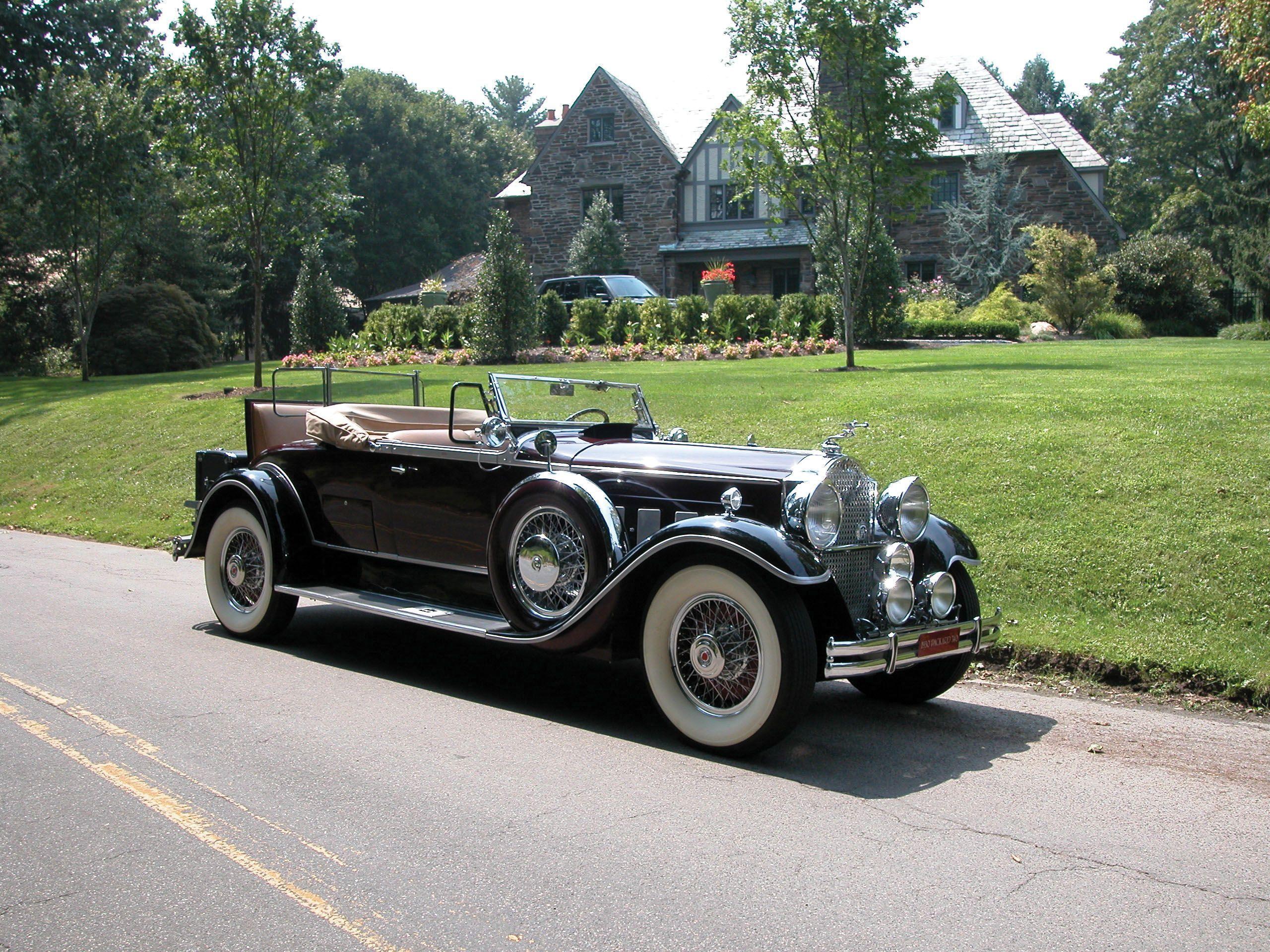 Packard Custom Eight Model 740 Roadster 1930 года выпуска. Фото 1. VERcity