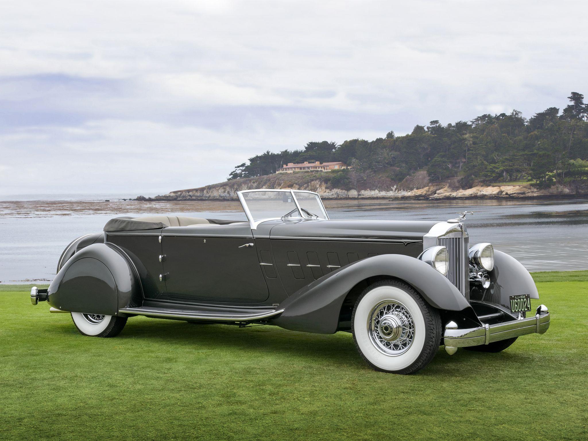 Packard Twelve Convertible Victoria by Dietrich 1934 года выпуска. Фото ...