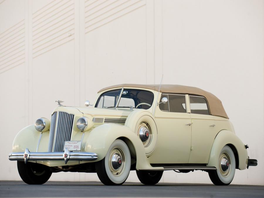 Packard Eight Convertible Sedan 1938 года выпуска. Фото 1. VERcity