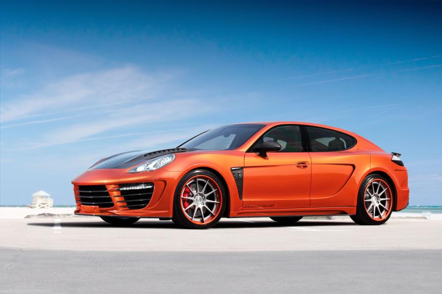 Porsche Panamera Stingray GTR Orange by TopCar 2012 года выпуска. Фото ...