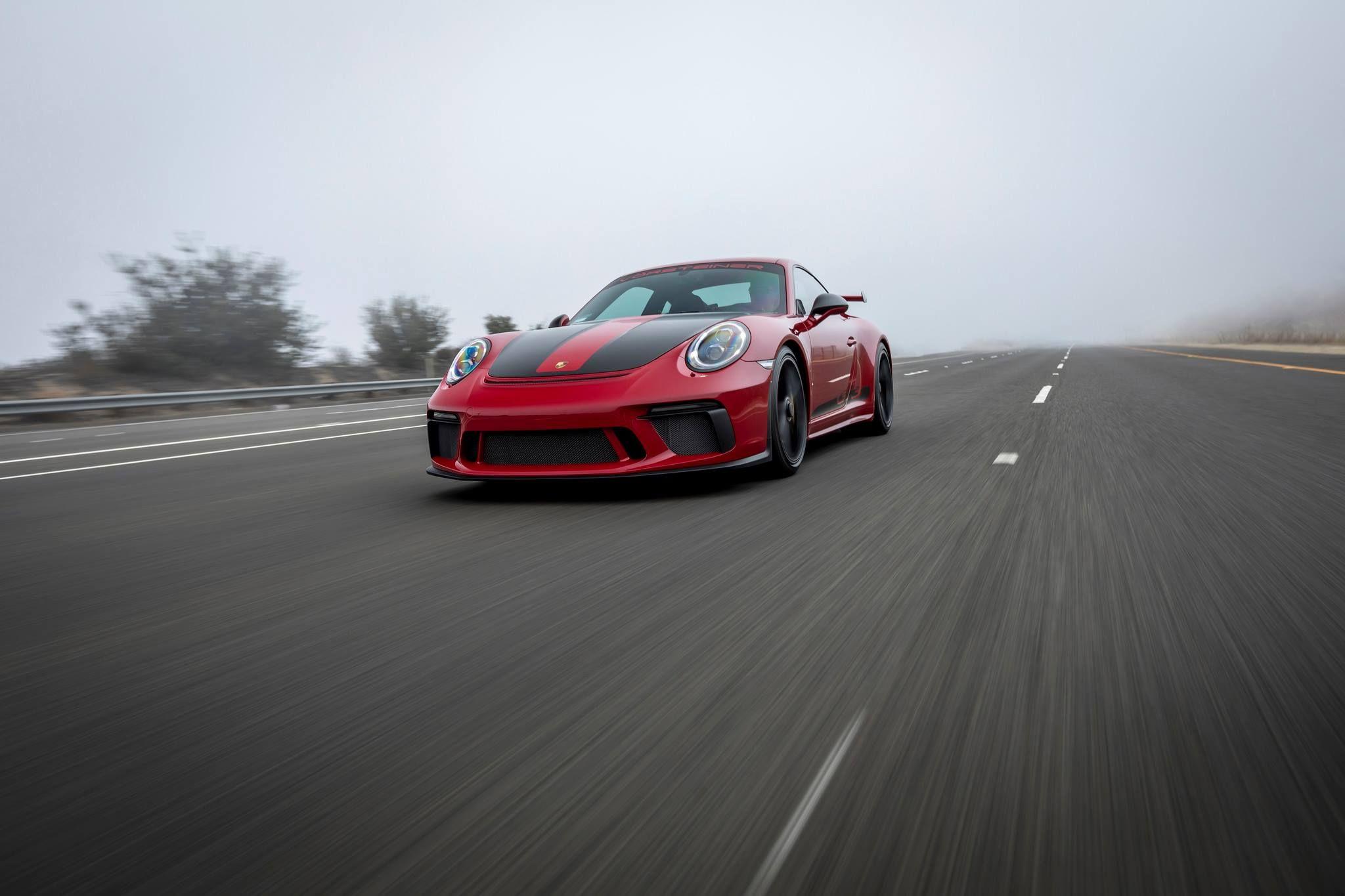Porsche 911 GT3 Carmine Red by Vorsteiner (VCS-002) в кузове 991 2017 ...