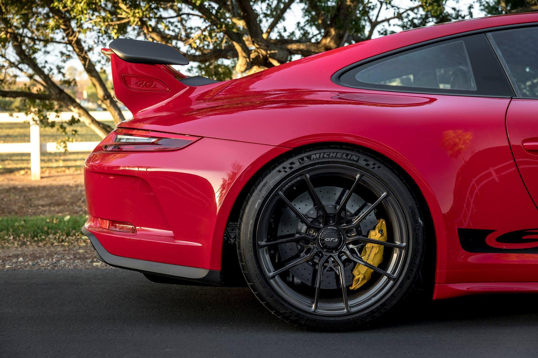 Детали экстерьера Porsche 911 GT3 Carmine Red by Vorsteiner (VCS-002) в ...