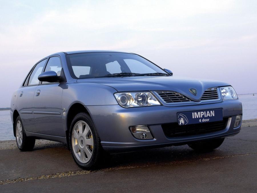 Proton Impian 4-Door 2000 года выпуска для рынка Великобритании и ...