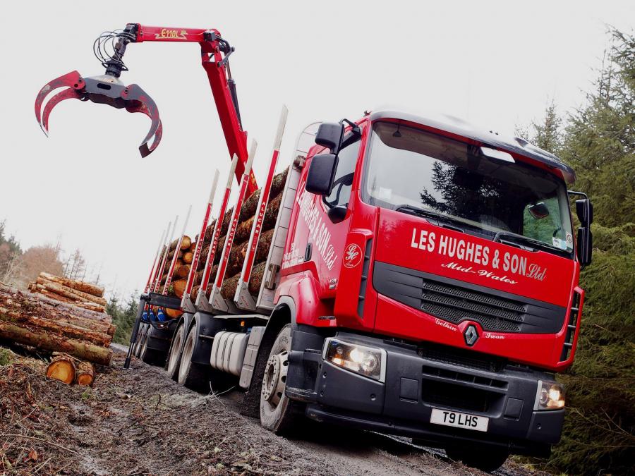Renault Premium Lander Logging Truck 2006 года выпуска для рынка ...