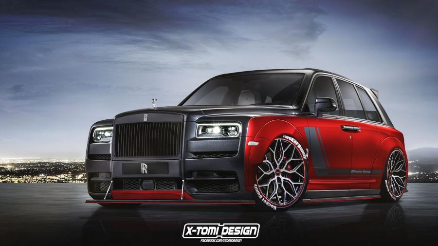 Rolls-Royce Cullinan RocketBunny by X-Tomi Design 2018 года выпуска ...