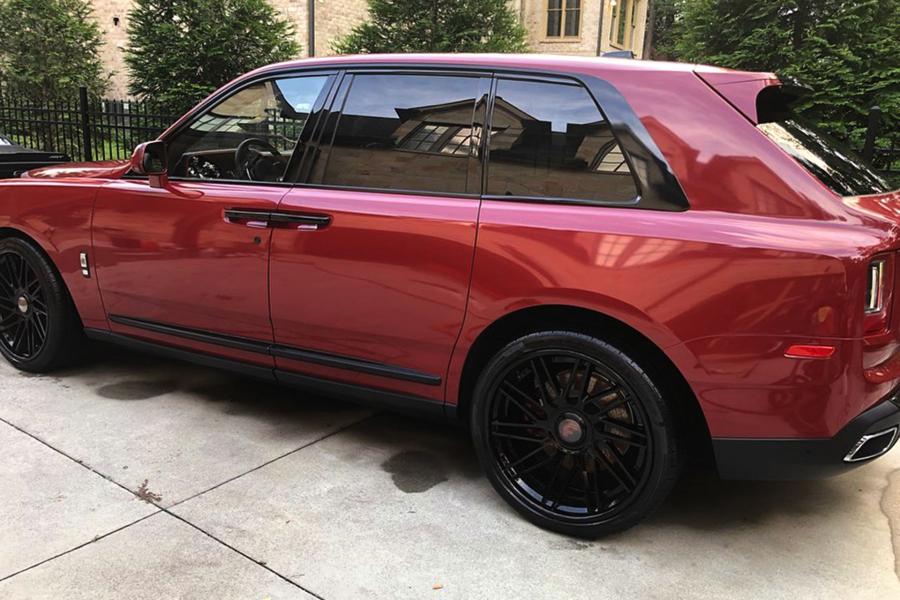 Rolls-Royce Cullinan Bohemian Red on Forgiato Wheels (TEC 3.6) 2019 ...