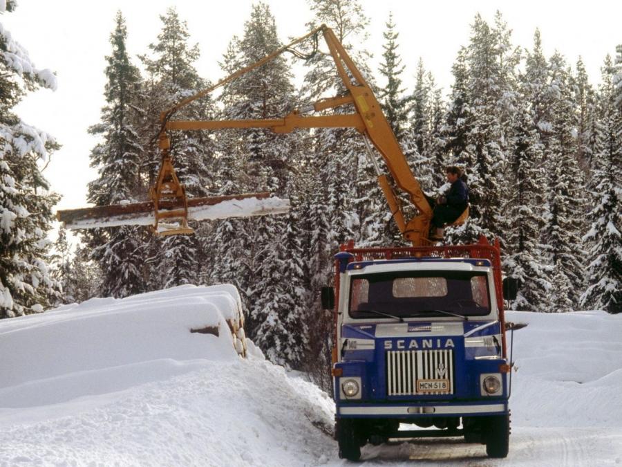 Scania LS140 Timber Truck 1968 года выпуска. Фото 1. VERcity