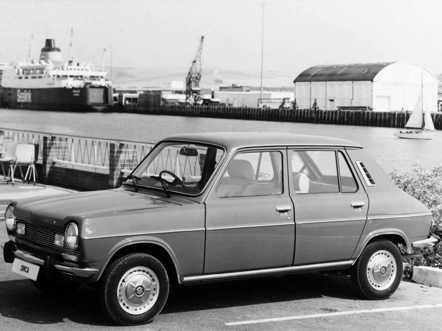 Simca 1100 1974 года выпуска для рынка Великобритании и Ирландии. Фото ...