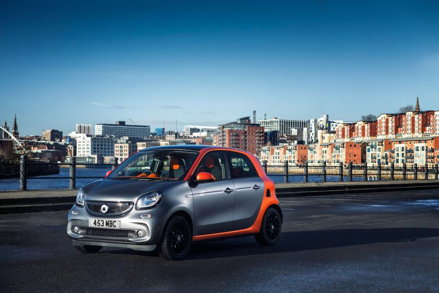 Smart ForFour Edition 1 2015 года выпуска для рынка Великобритании и ...
