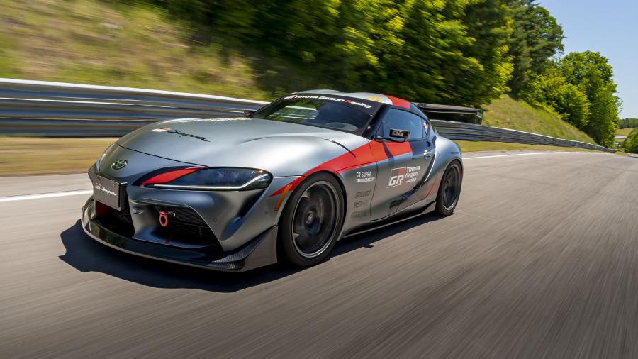 Toyota GR Supra Track Concept в кузове A90 2020 года выпуска. Фото 7 ...
