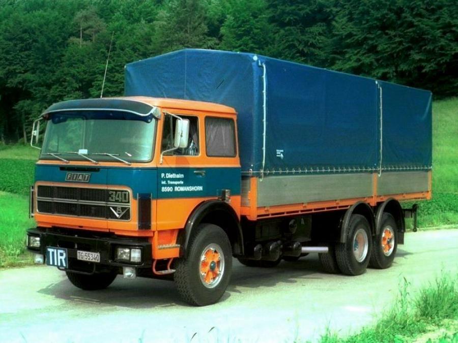 UNIC-Fiat P340 A 6x2 1972 года выпуска. Фото 1. VERcity
