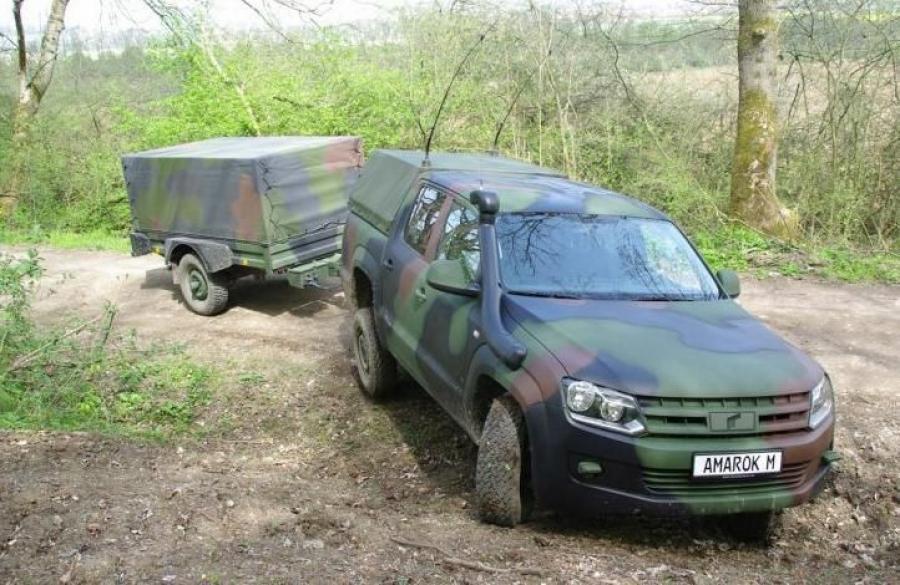 Volkswagen Amarok LMPV Rheinmetall 2012 года выпуска. Фото 1. VERcity