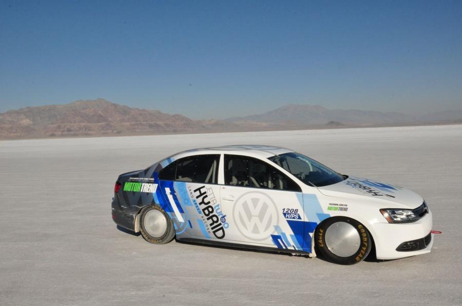 Volkswagen Jetta Hybrid Bonneville Speed Record Car 2012 года выпуска ...