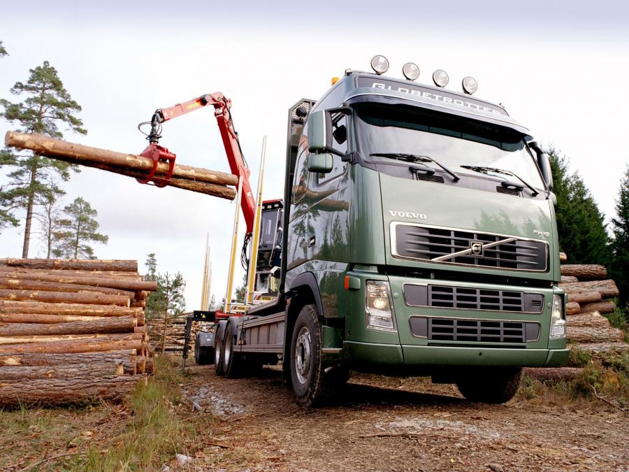 Volvo FH16 Timber Truck 2003 года выпуска. Фото 1. VERcity