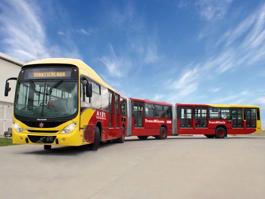 Volvo B12M TX Gran Viale Biarticulated by Marcopolo 2009 года выпуска ...