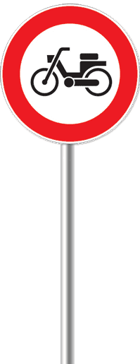 Дорожный знак 3.5 «Движение мотоциклов запрещено». Дорожные знаки ...