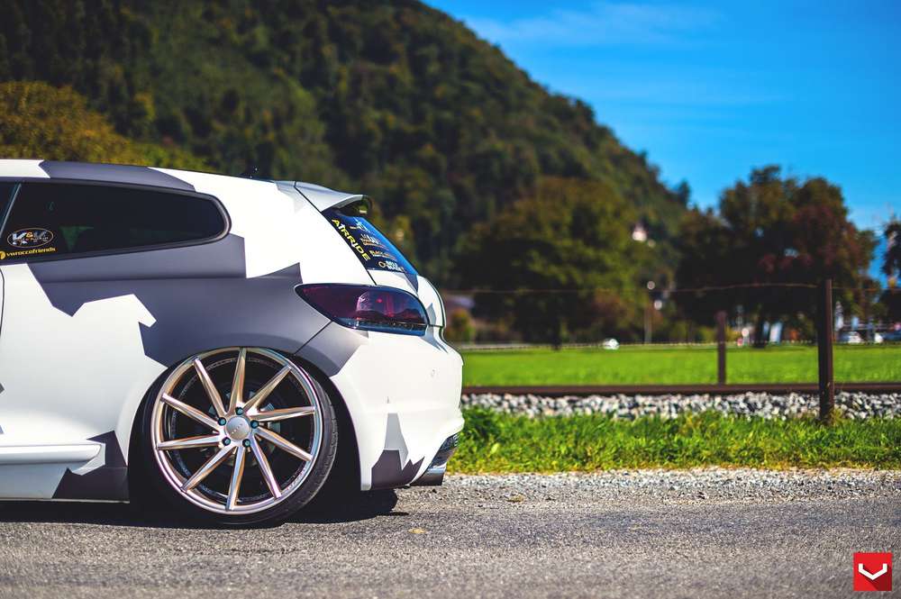 На базе VW Scirocco R в Vossen Wheels создали интересный проект